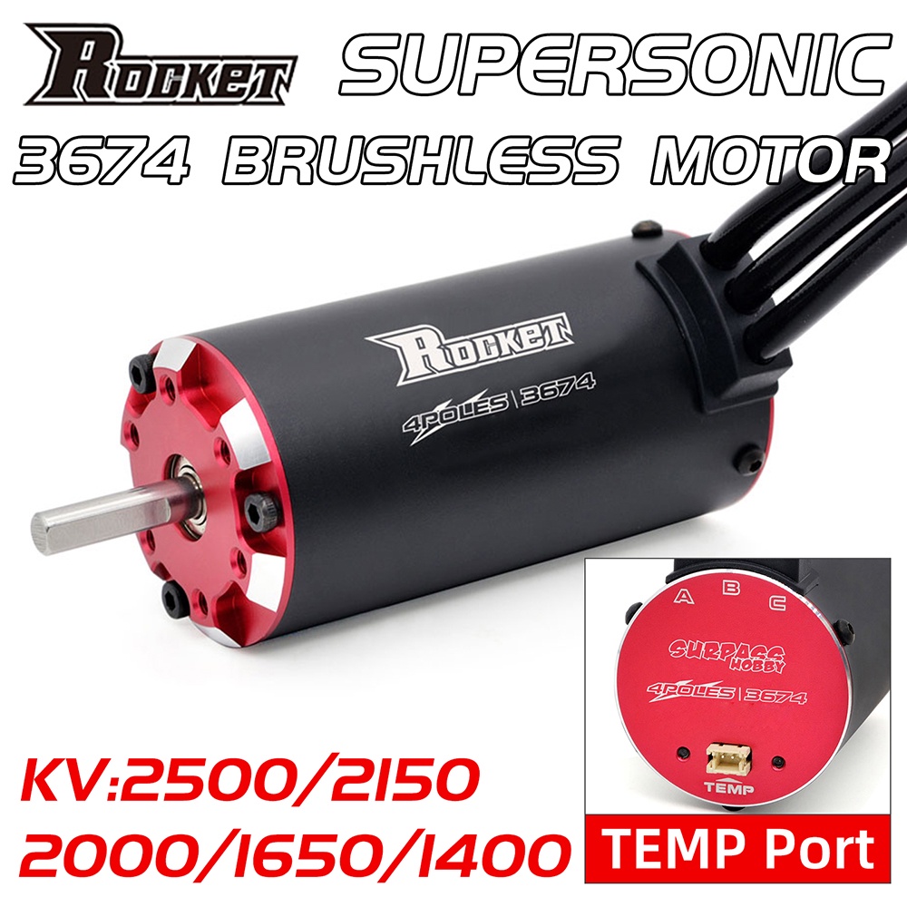 Rocket Supersonic Motor 3674 Brushless Motor 2500KV 2150KV 2000KV ...