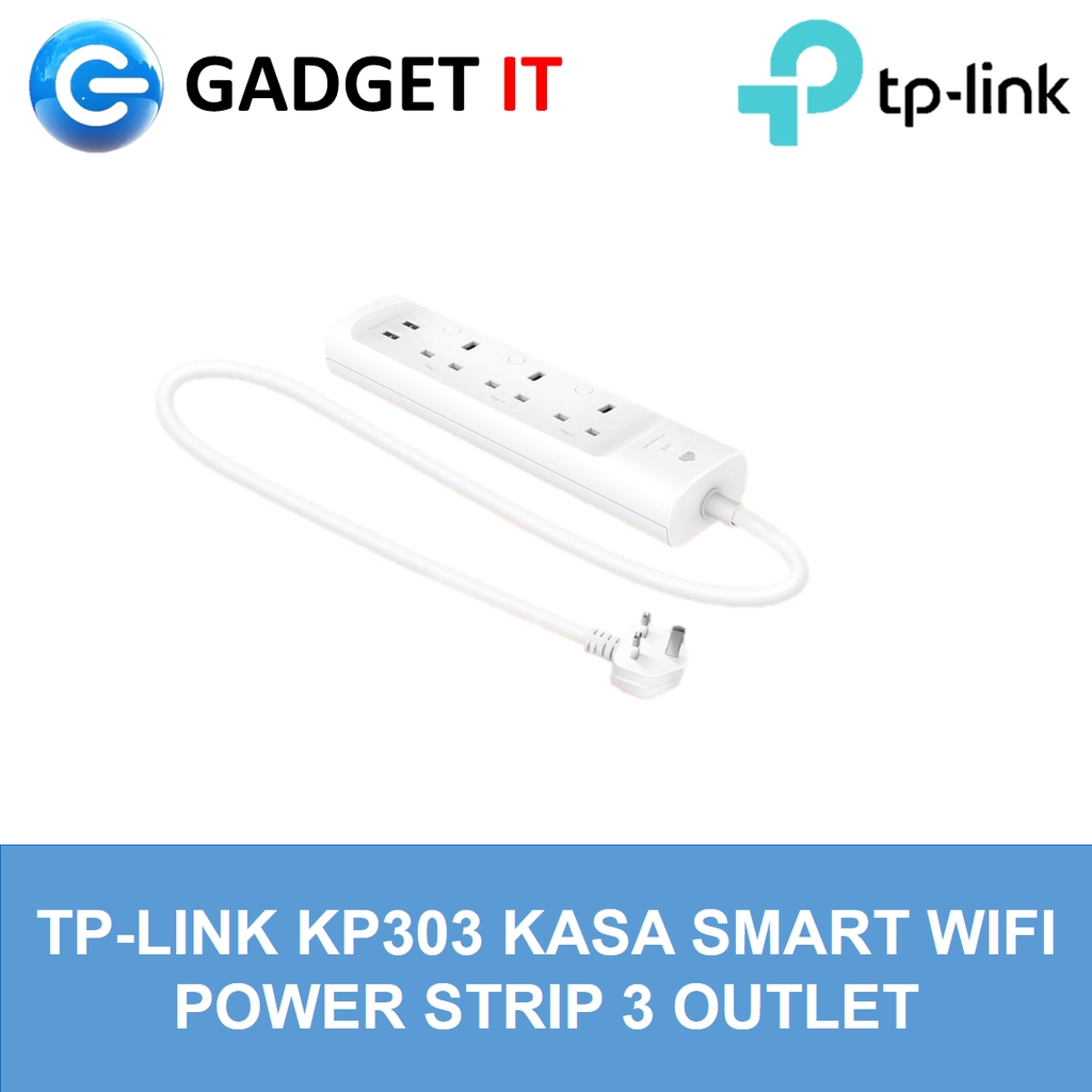 TP-Link 4 Outlets WiFi Smart Power Strip Extension Plug Sockets Surge ...