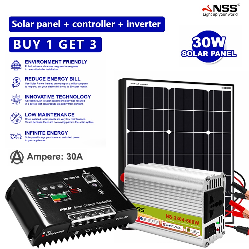 NSS Solar Portable Power Station multi-function Backup Lithium Battery ...