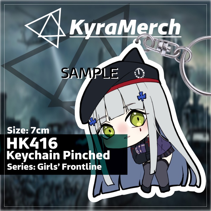 Keychain Pinch Girls Frontline HK416 | KyraMerch Anime Fanmerch Dealer ...