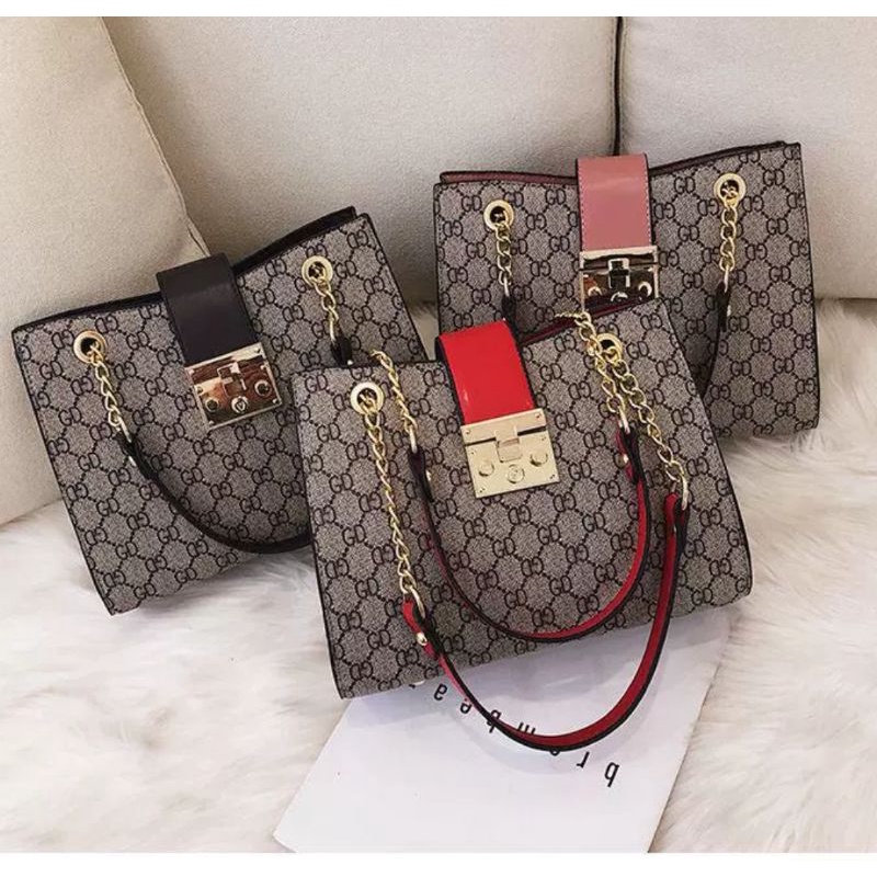 YQY #8131 New Korean ladies GD fabric chain lock bag fashionable ...