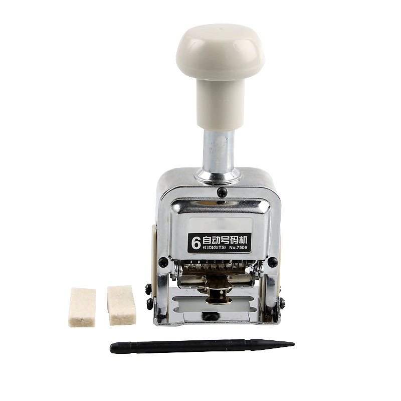 1 Pcs Number Machine 6 Position Automatic Numbering Machine Into The ...
