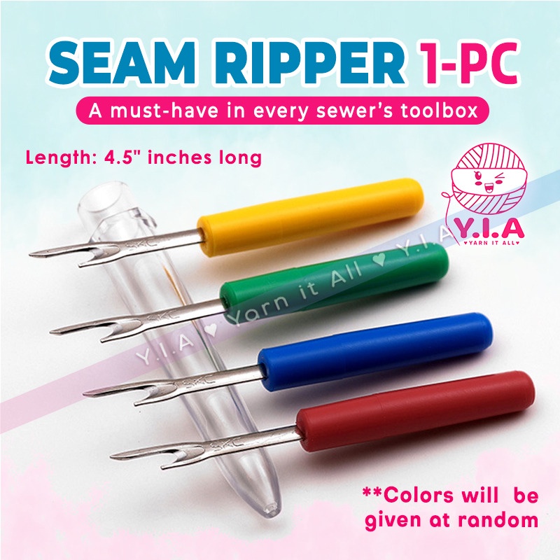 Yia Seam Ripper For Sewing 1 Piece Assorted Color 110R | Shopee Philippines