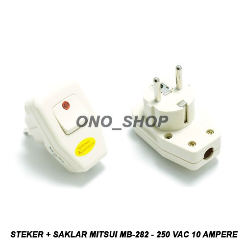MITSUI MB-282 - 250 VAC 10 Ampere Plug + Switch | Shopee Philippines