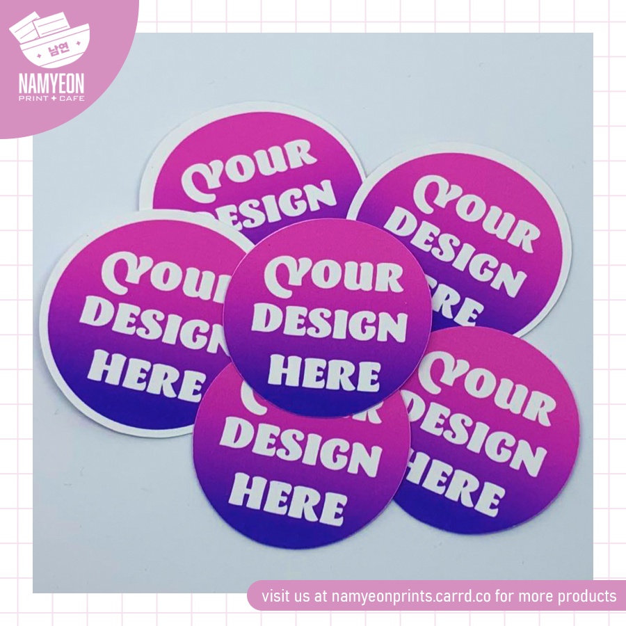 Customized Die Cut Contour Cut Sticker - Photo Sticker | Shopee Philippines