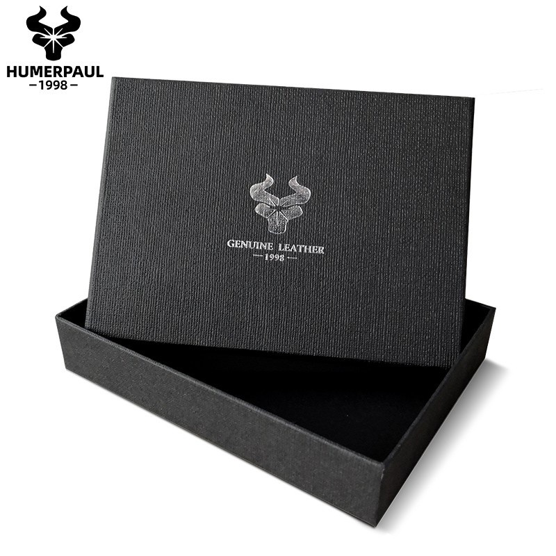 HUMERPAUL Kraft Paper Square Creative High End Black Box | Shopee ...