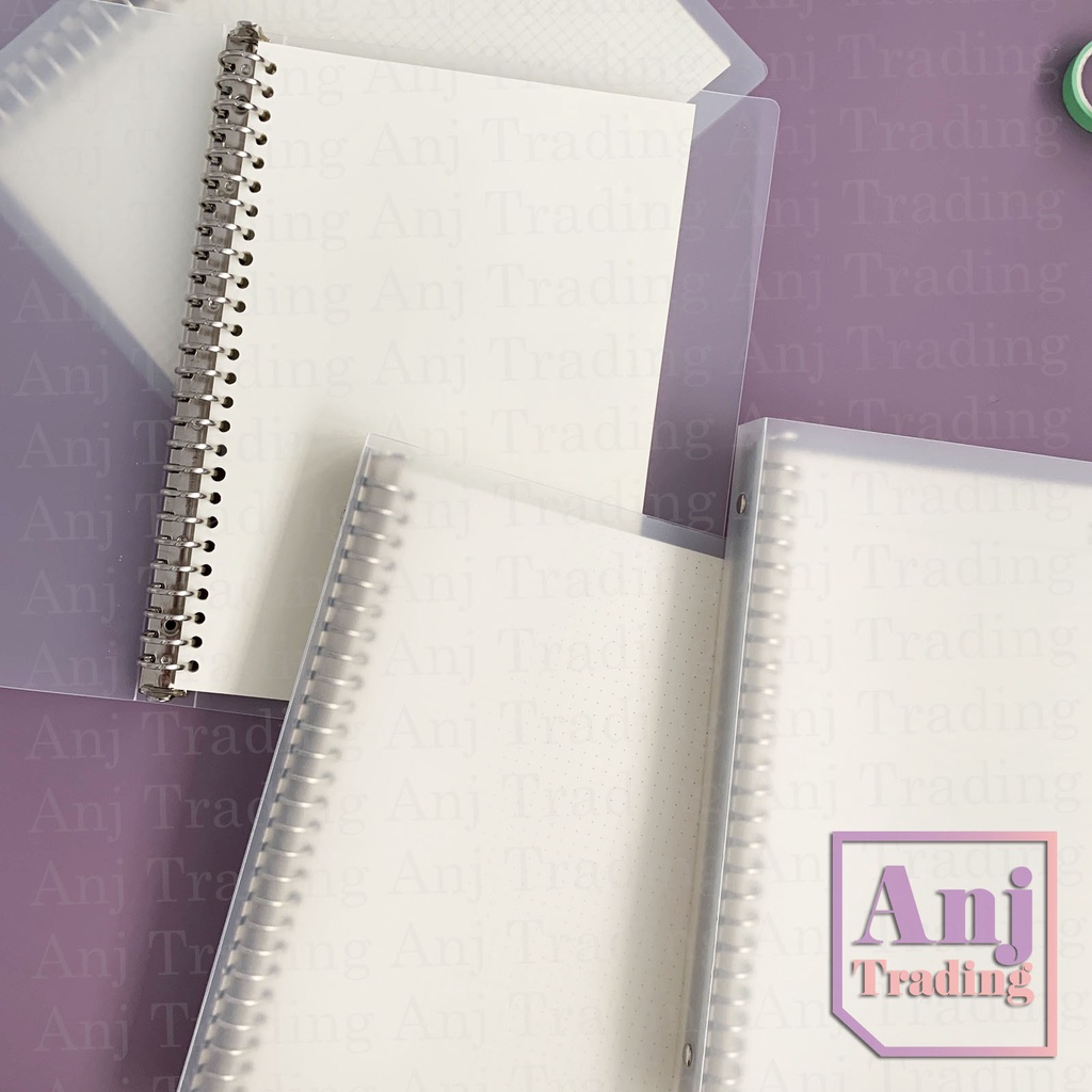 Binder Notebook with Refill Transparent Notebook with FREE loose-leaf ...