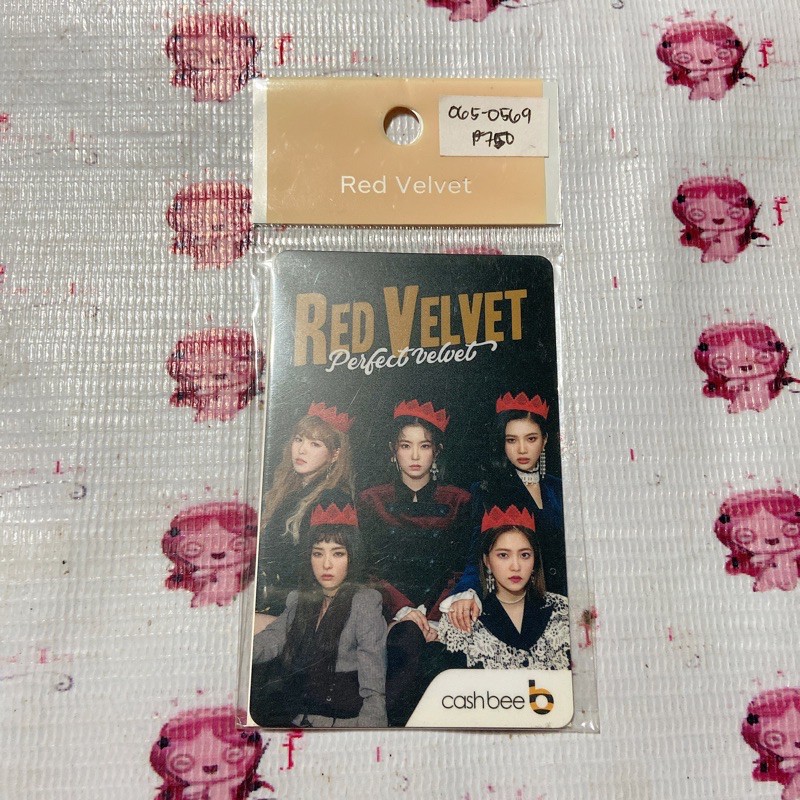 Red Velvet Perfect Velvet Cashbee Korea Card | Shopee Philippines