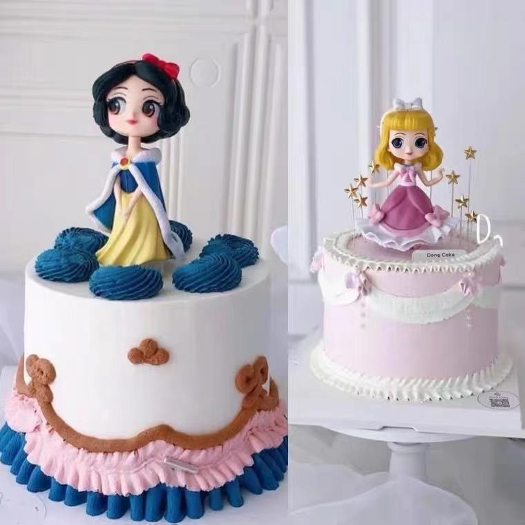 Cartoon doll princess birthday cake decoration Disney Aisha, mermaid ...