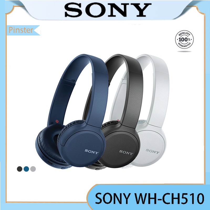 Sony WH-CH510 Wireless Headphones : Bluetooth On Ear Headset with ...