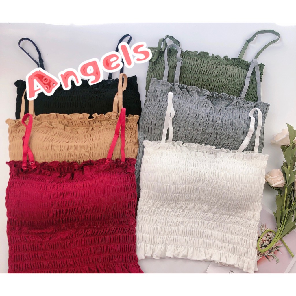 Angels All-match no steel ring tube top underwear | Shopee Philippines