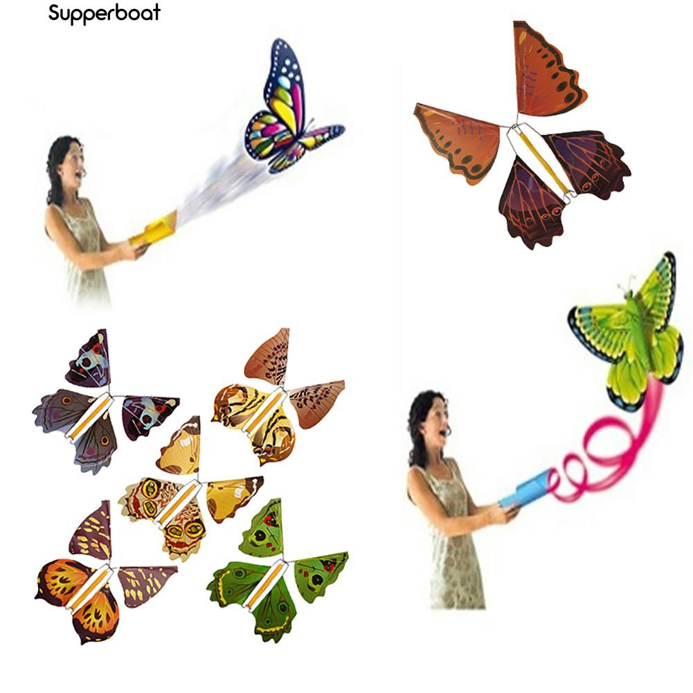 Magic Props Paper Flying Butterfly Change from Empty Hands Tricks Tool ...