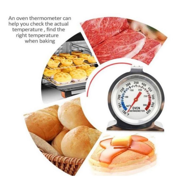 Multi-purpose Kitchen OVEN THERMOMETER Kitchen THERMOMETER Measuring Cooking Temperature ...