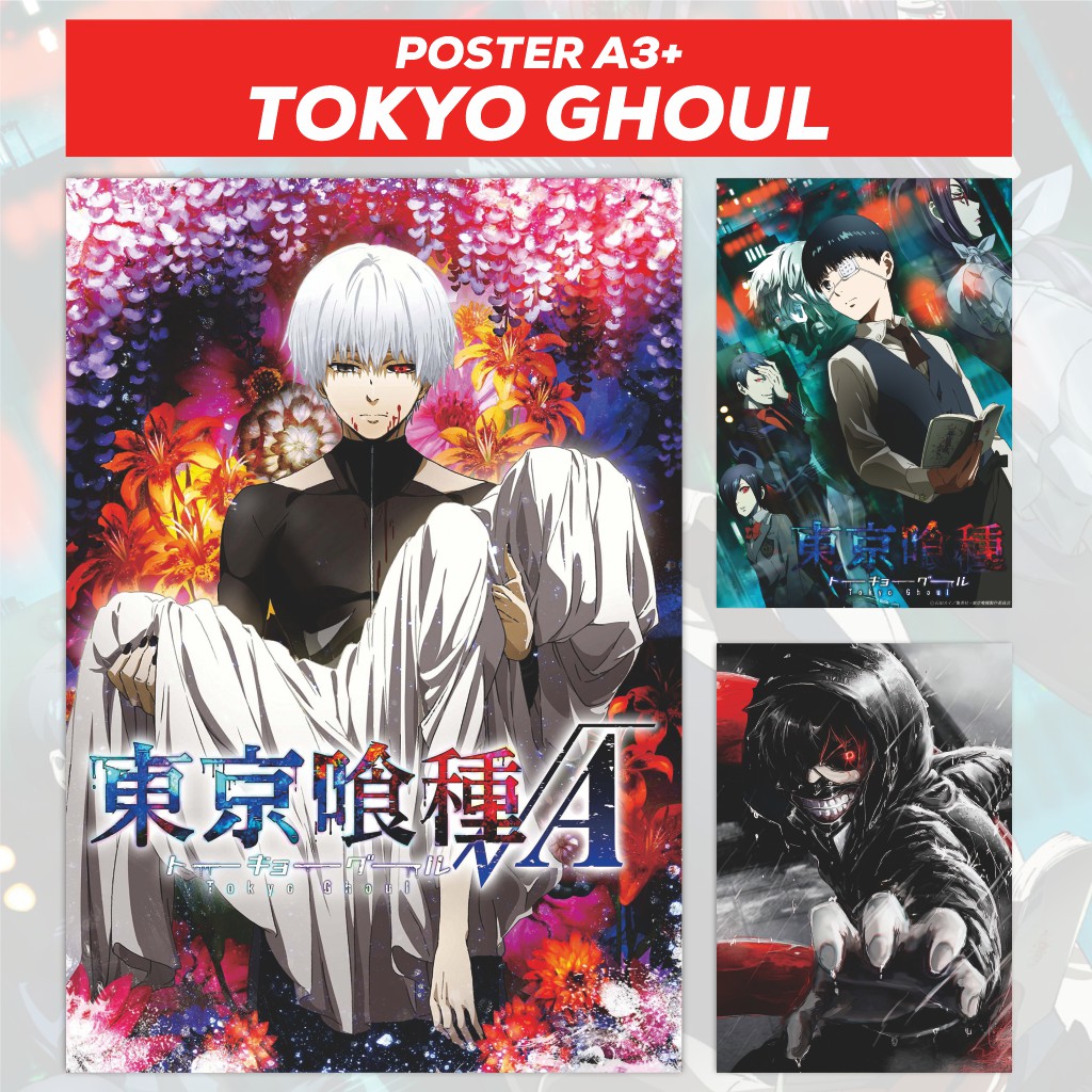 Tokyo Ghoul Anime Kaneki Ken Sasaki Haise Poster - Size A3+ | Shopee ...