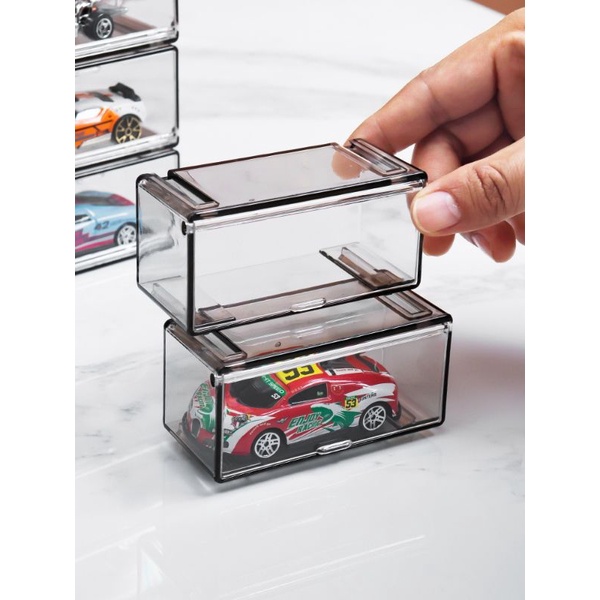 Hotwheels Matchbox Acrylic combined storage display box Suitable for 1: ...