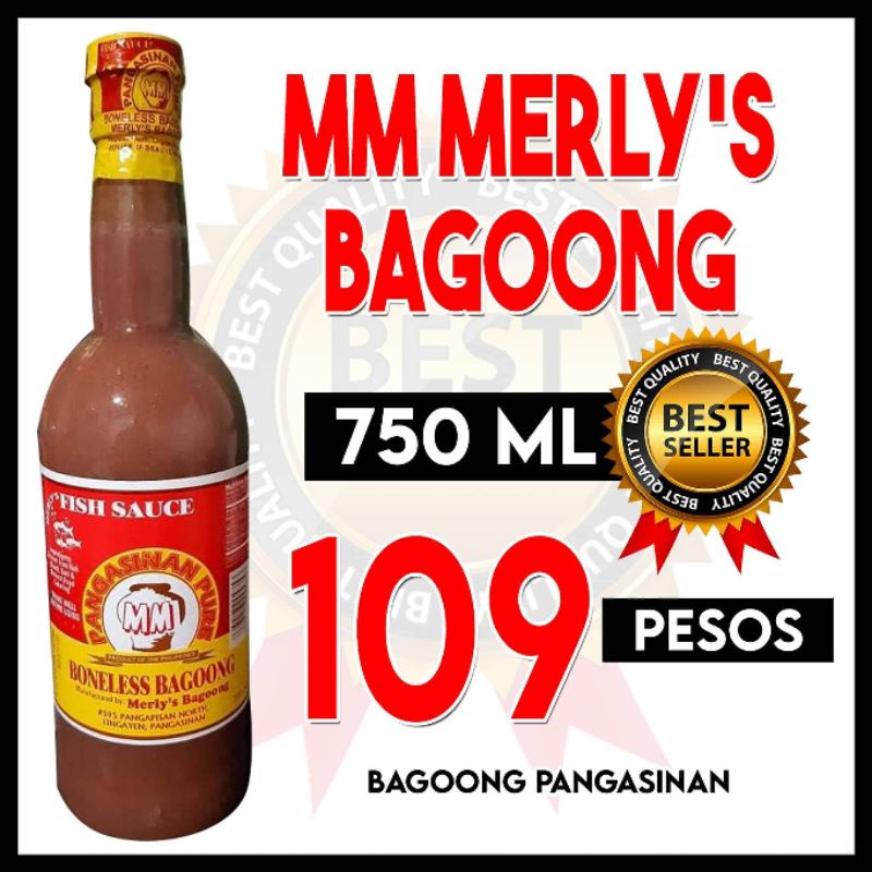 Merlys Boneless Bagoong Pure ISDA 750ML from Pangasinan | Shopee ...