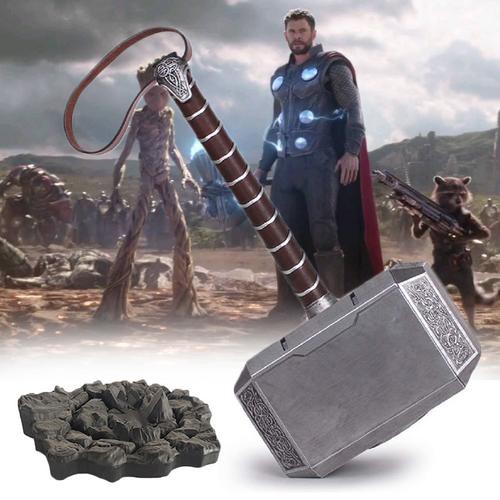 The Avengers Thor's Hammer Cos Prop Model Decoration Toy Quake Hammer ...