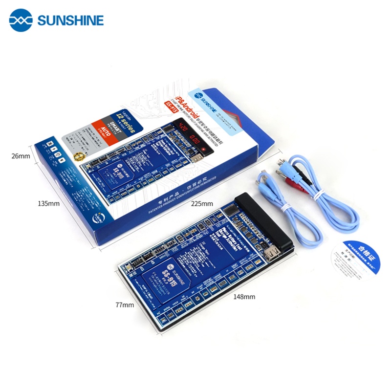SUNSHINE SS-915 Universal Battery Fast Charge Activation Board Test ...