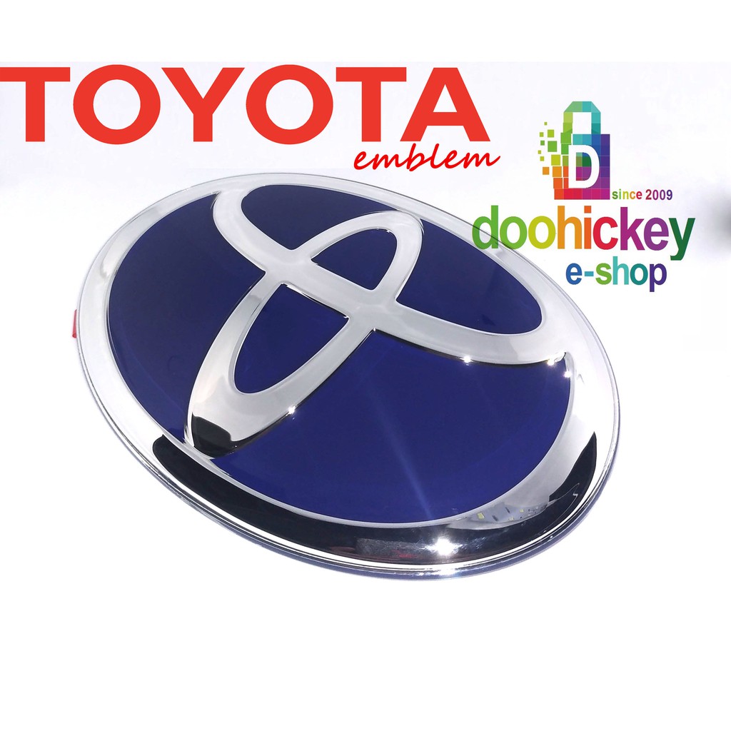 Toyota Emblem Blue Logo for Toyota Rush Toyota Avanza | Shopee Philippines