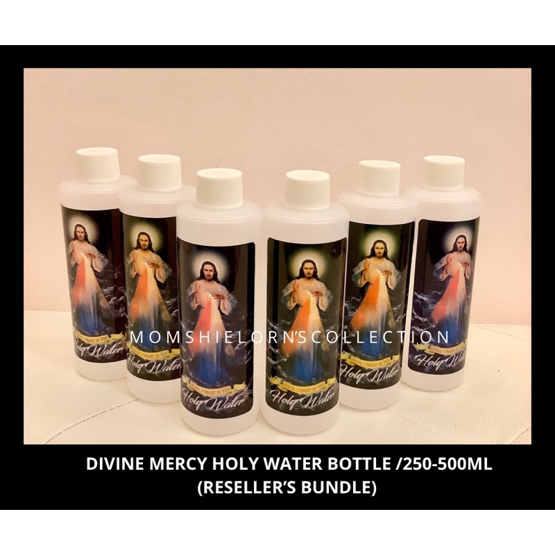 Divine Mercy Holy Water Bottle 250- 500ml (WHOLESALE) | Shopee Philippines