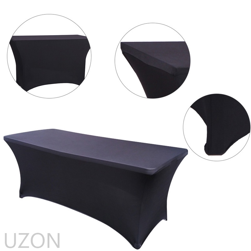 Multi-color Hotel flexible tablecloth / rectangular elastic bar ...