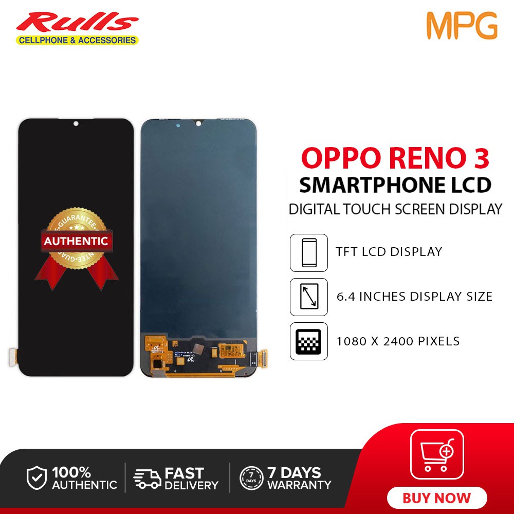 Smartphone LCD for Oppo Reno 3 (TFT) Digital Touch Screen Display Frame ...