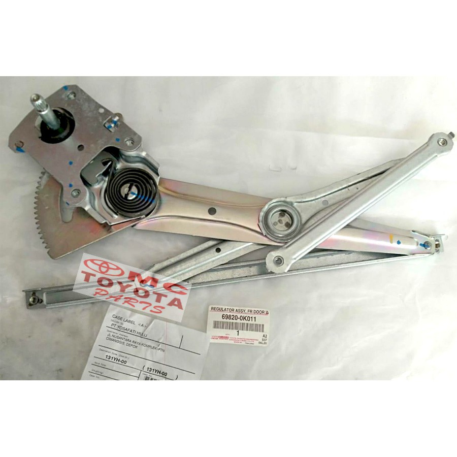 Manual Power Window Regulator Front Left Door Hilux 69820-0K011 ...