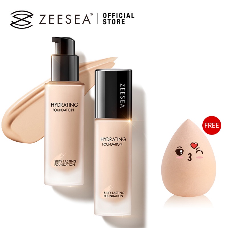 ZEESEA Foundation Full Coverage Concealer Oil Control Long Lasting ...