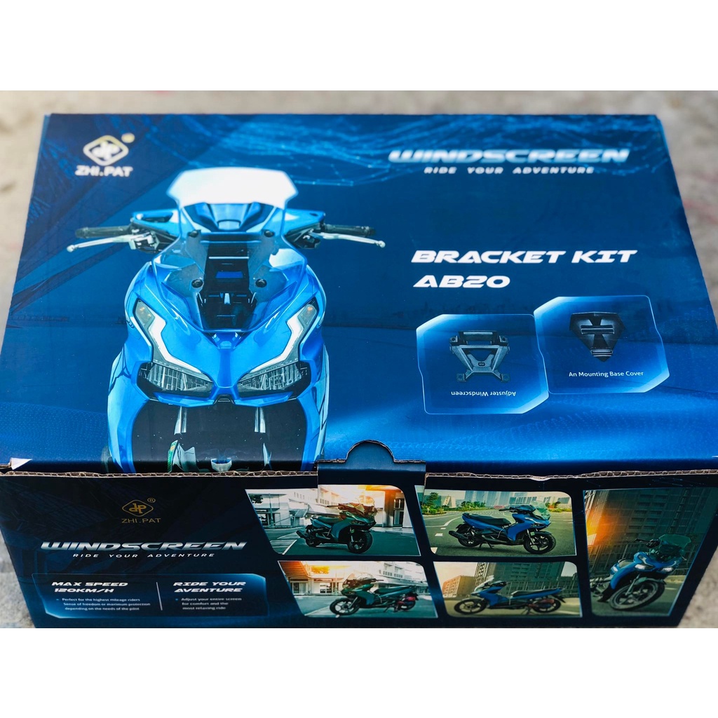 ZHIPAT WINDSHIELD WITH BRACKET FOR AIRBLADE | Shopee Philippines