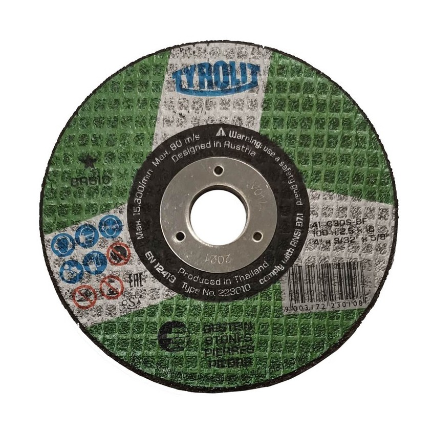 Tyrolit Original - TN.223.010 - Basic 1 Star - Straight Cut-Off Wheels ...