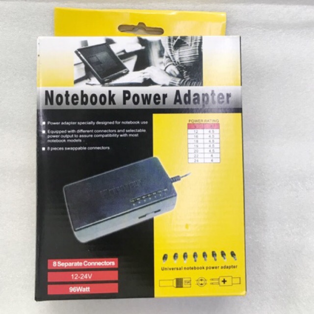 FP-96W Notebook Power Adapter Universal laptop charger | Shopee Philippines