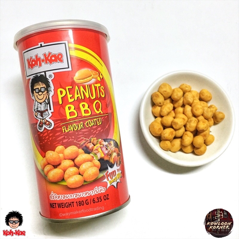 Koh-Kae BBQ Flavor Coated Peanuts (180g) Nuts / Mani | Shopee Philippines