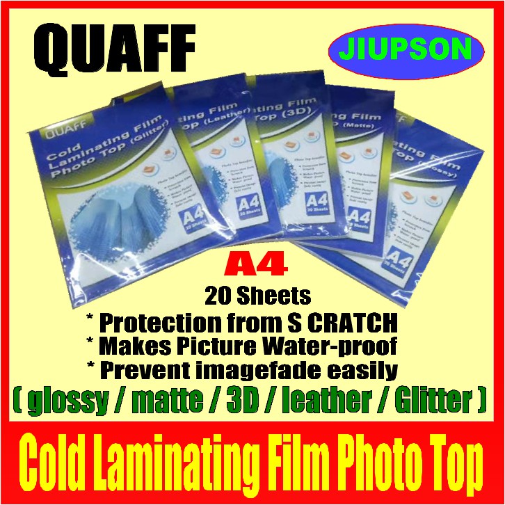 Cold Laminating Film Photo Top ( glossy / matte / 3D / leather ...