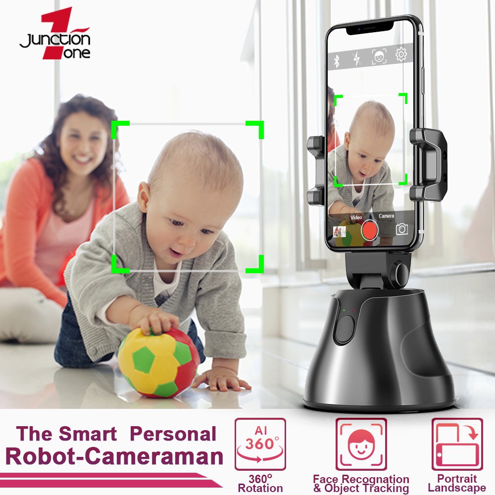 SZ11 360°Rotation Smart Shooting Gimbal Robot Cameraman Auto Face ...