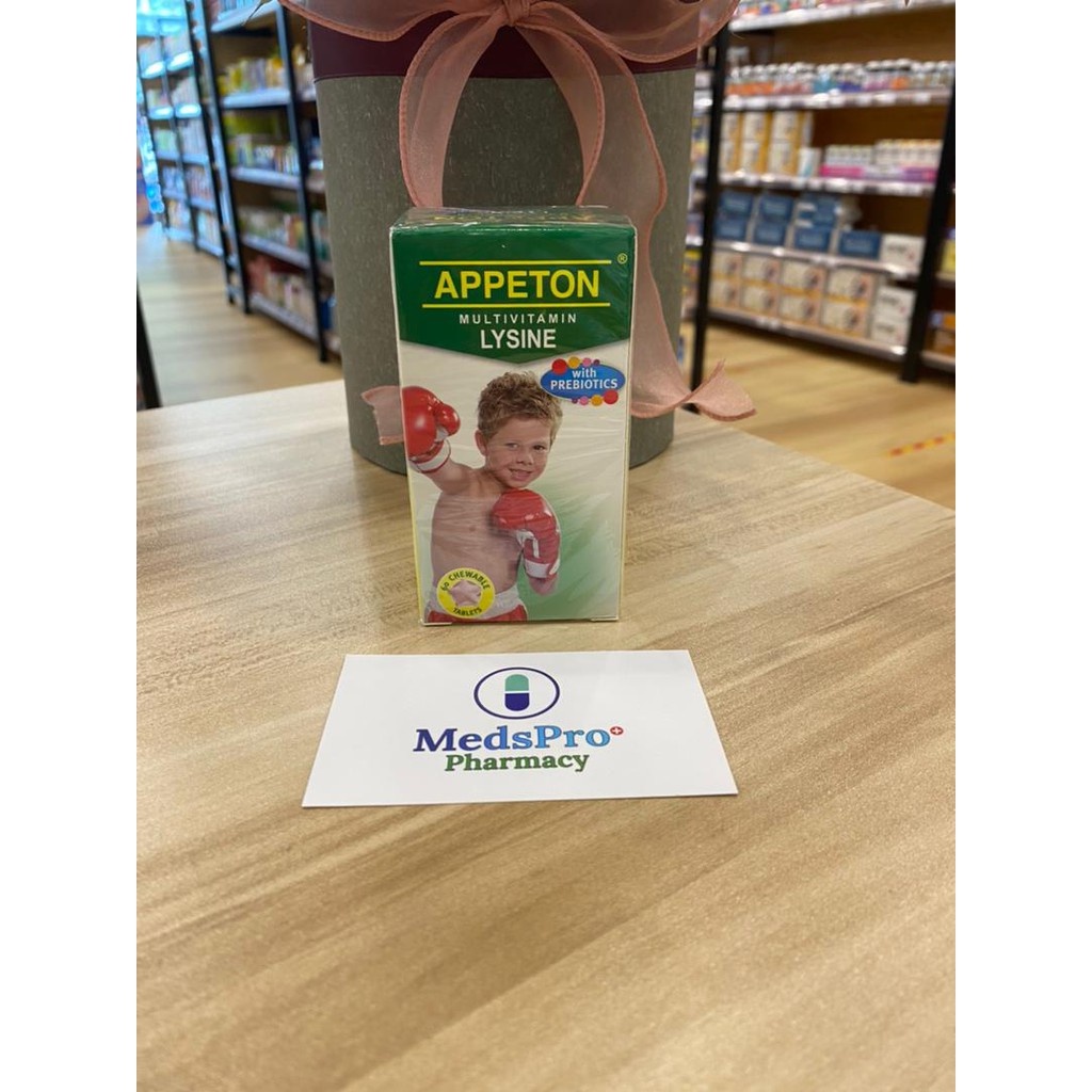 APPETON Multivitamin Lysine With Prebiotics 60's | Shopee Philippines
