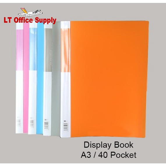 Office data display book plastic file folder with pocket Clear book ...