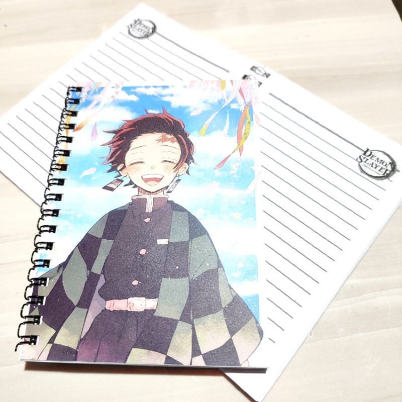 (Small Size) 54 Designs Matte A6 Size Anime Notebook Demon Slayer Notes ...