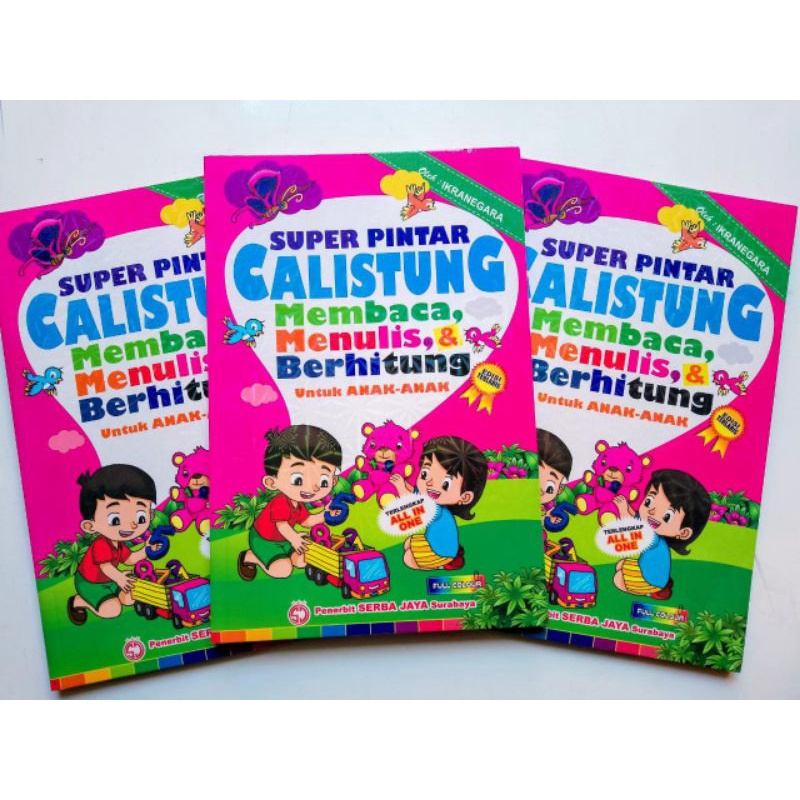 Calistung Book | Super Smart CALISTUNG | For PAUD & Kindergarten ...