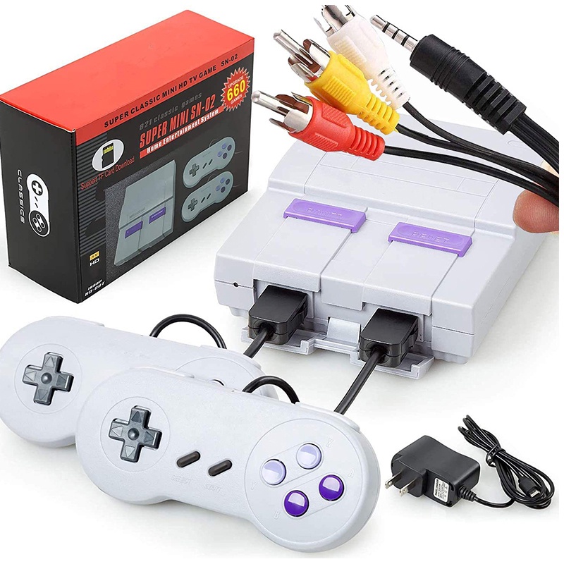 Video Game Console Retro Super Classic Game 8 Bit Family TV Built-in ...