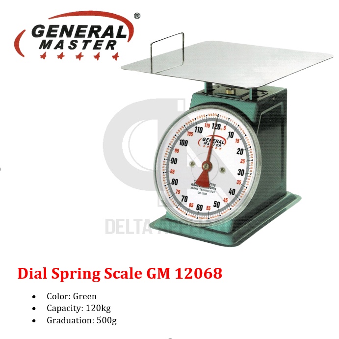 General Master GM 12068 Dial Spring Scale General Master Weighing Scale ...