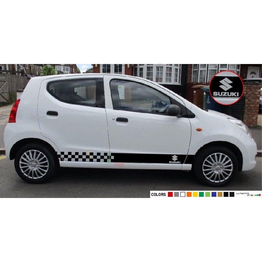 2Pcs Sticker Decal for Suzuki Alto Stripe Graphics body Cervo Mode ...