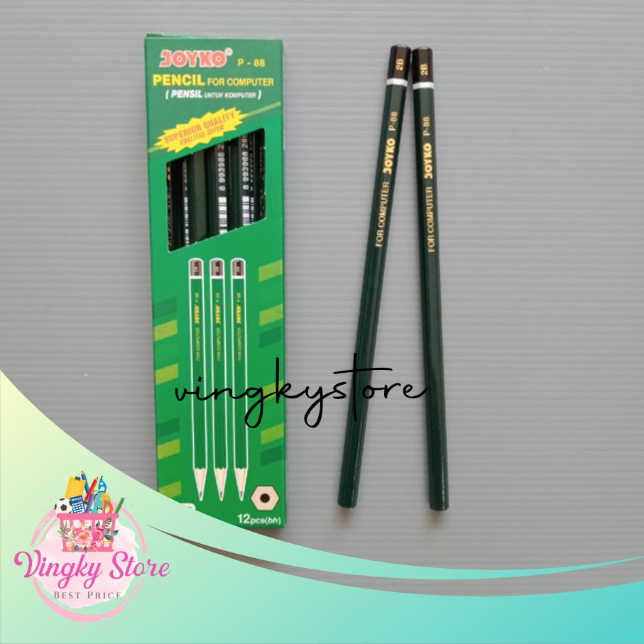 Joyko Pencil / Pencil P-88 / 2B / 1 BOX 12 PCS | Shopee Philippines