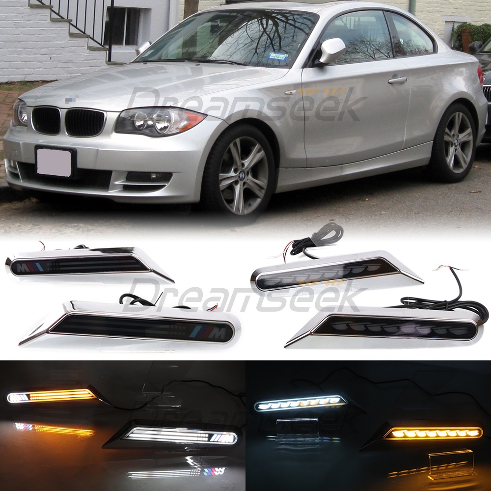 LED Side Fender Marker Light For BMW 1 Series E82 E88 / 3 Series E92 ...