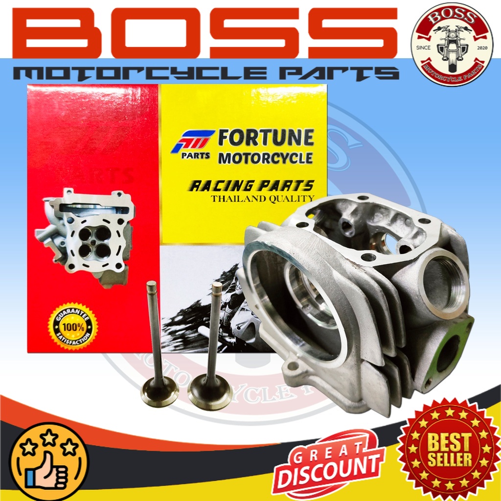 Cylinder Head Big Valve Wave 100/XRM 100/MIO/WAVE 125 24mm/28mm (RHK) w ...