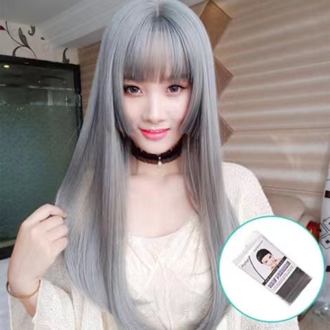 Long Straight Hair Wigs For Women Cosplay Lolita Anime Fake Hair ...