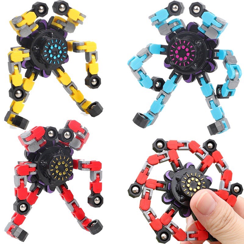 Smart robot spinner Toy Transforms Multiple Joints (Random Color ...
