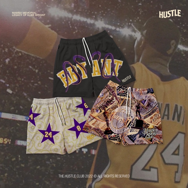 THE HUSTLE CLUB- MAMBA MEMORIAL SWINGMAN SHORTS PRE ORDER | Shopee ...