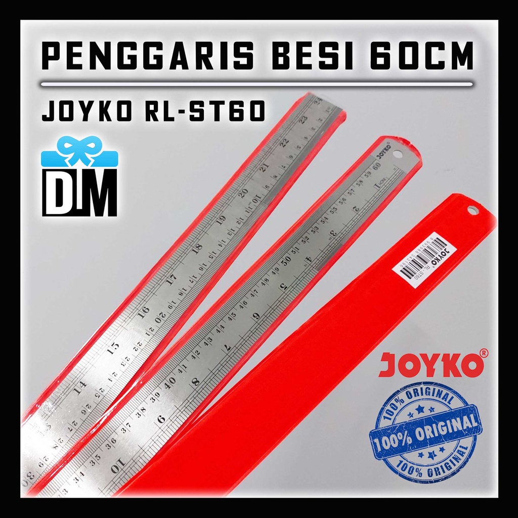 Original Joyko 60cm Stainless Steel Ruler Thick Accurate Ruler Sigmat ...