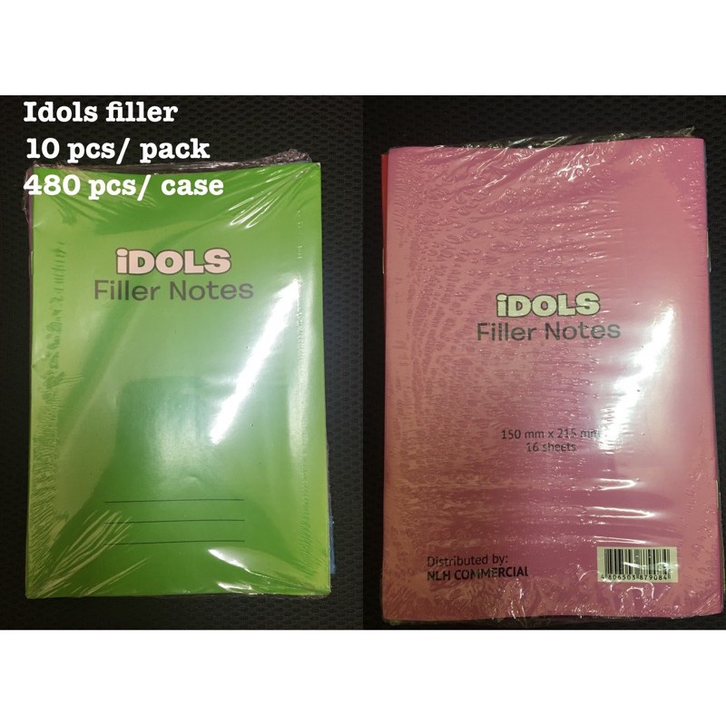 Idols Binder notebook Fillers 10's | Shopee Philippines