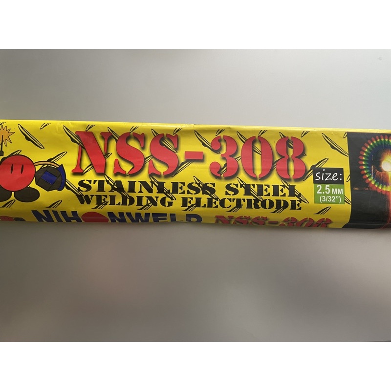 NIHONWELD Stainless Steel Welding Rod Electrode NSS-308 1/16 5/64 1/8 3/32 5/32 - 1 KG | Shopee ...